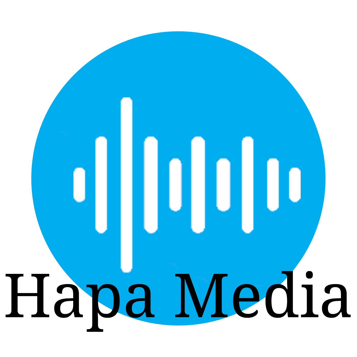 2021-06-03 Hapa Logo Blue Circle – Hapa Media